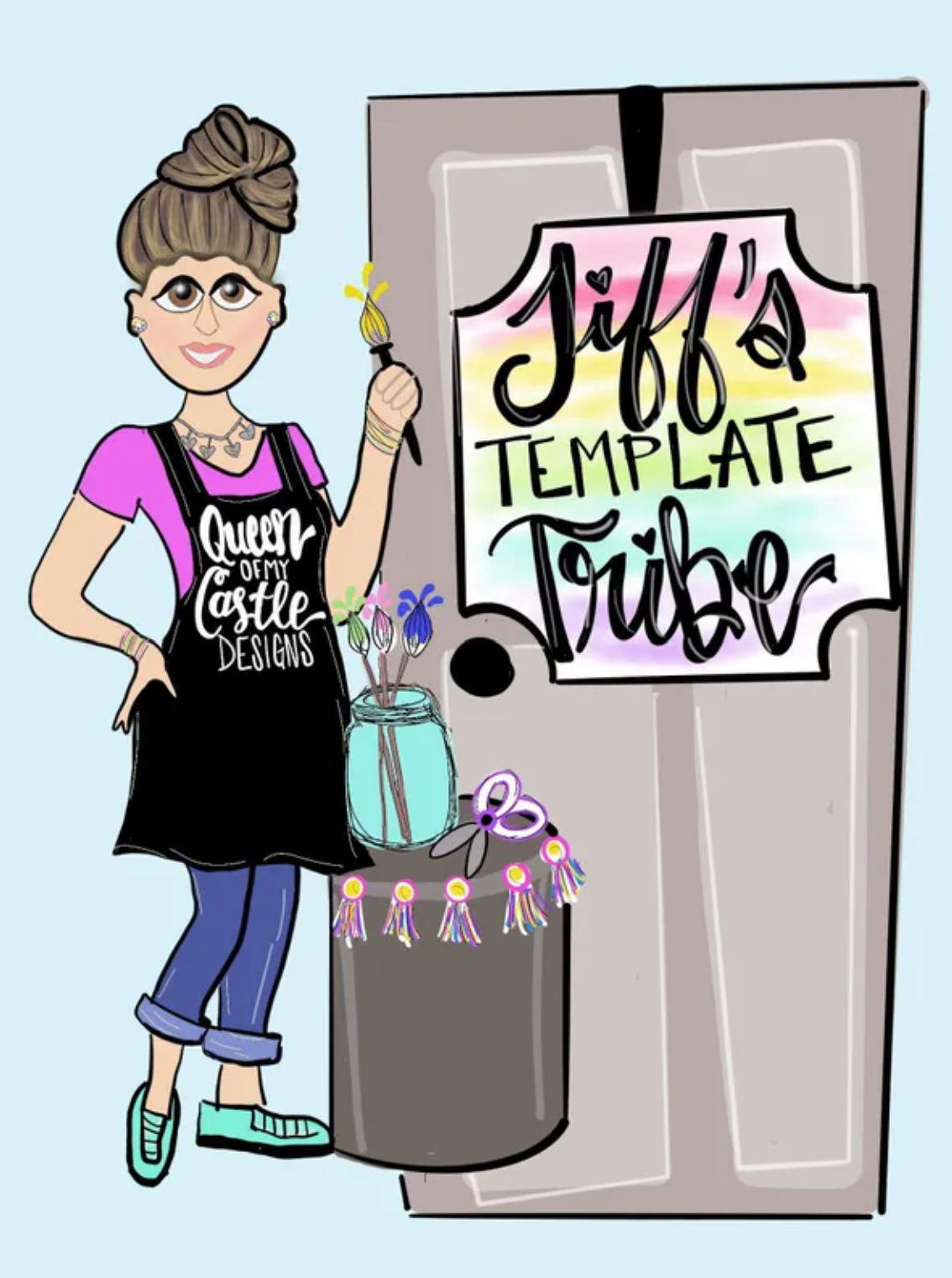 Tiff's Template Tribe – Queen of My Castle Designs